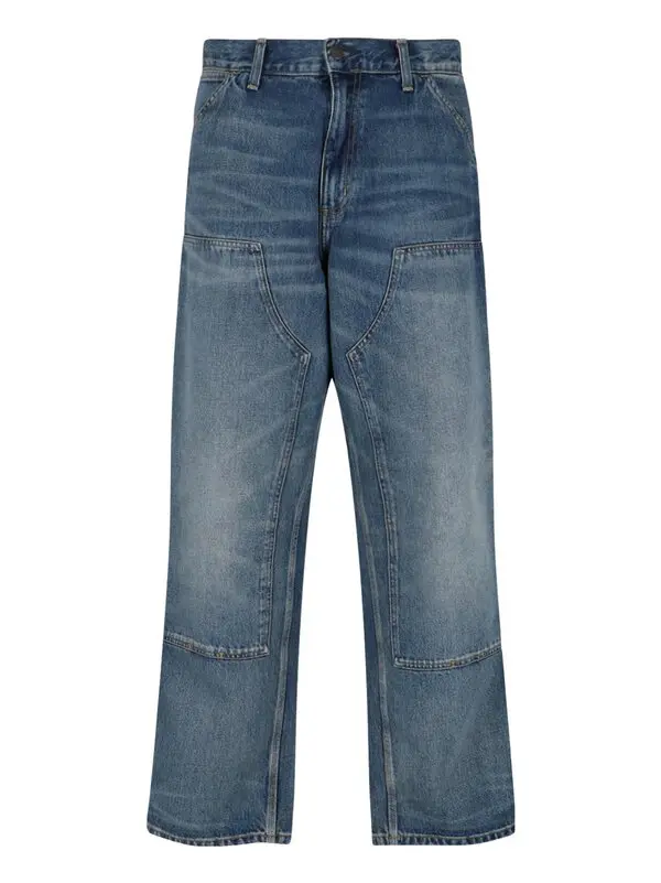 Carhartt Work In Progress Wide-leg Carpenter Jeans - Blue