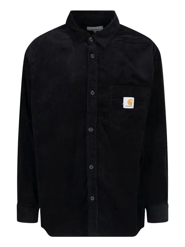 Carhartt Work In Progress Corduroy Button-up Shirt - Black