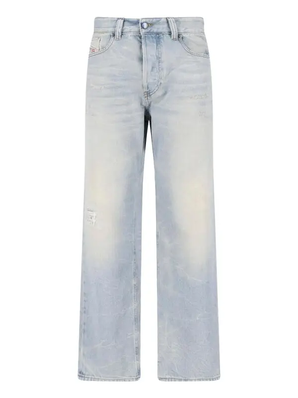 DIESEL® Cotton-lyocell Blend Denim Jeans - Blue