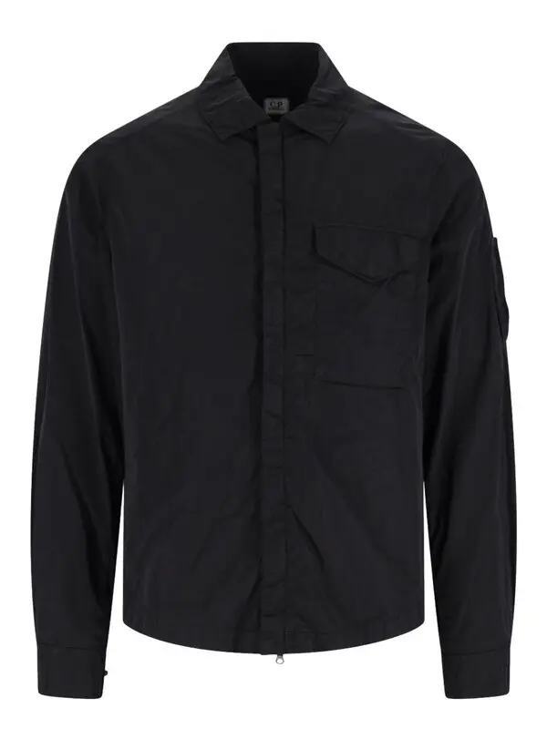 C.P. COMPANY C. P. Company 100% Polyamide Utility Shirt - Black