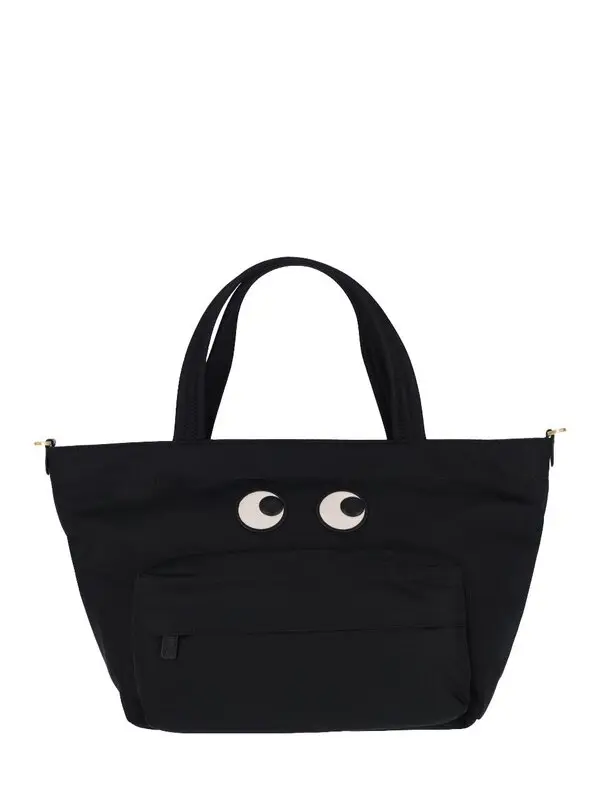 ANYA HINDMARCH Recycled Nylon & Leather Mini Bag - Black