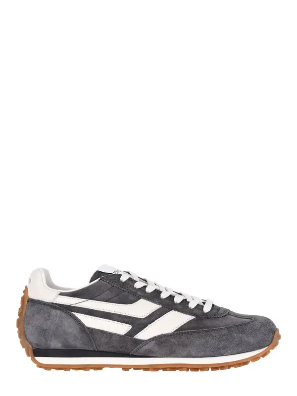 TOM FORD Calf Leather Lace-up Sneakers - Grey