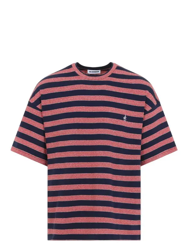 JIL SANDER 100% Cotton T-shirt - Red
