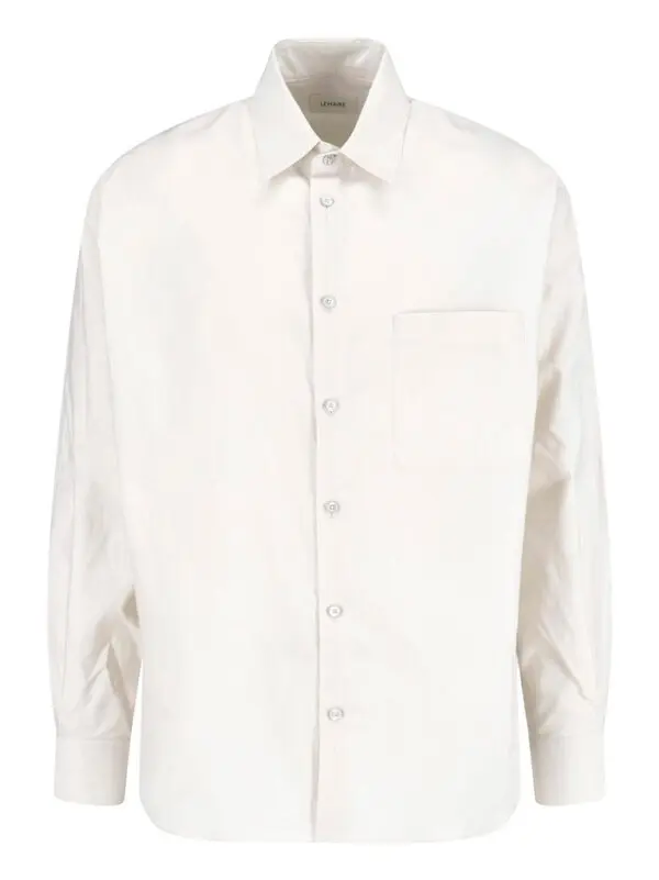 LEMAIRE Cotton-silk Shirt - Cream