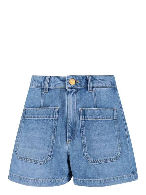Seafarer 100% Cotton Denim Shorts - Blue