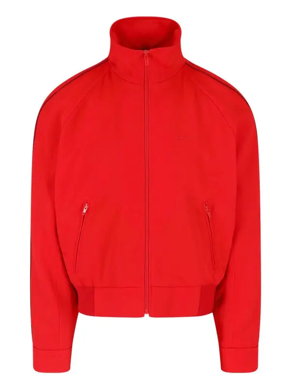 Marni Zip-up Track Jacket With Stand Collar - Red