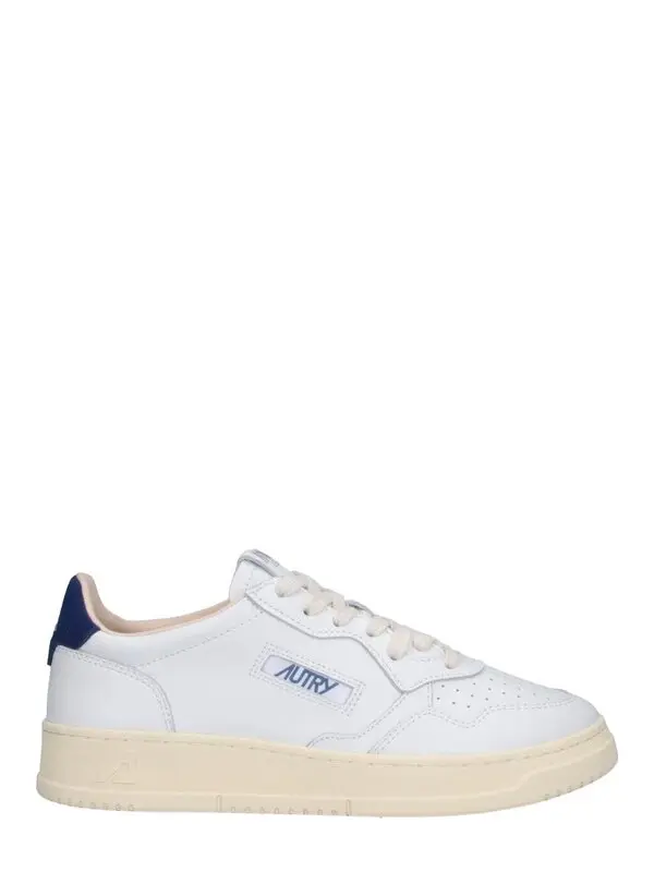 AUTRY Medalist" Low Top Sneakers In Cow Leather - White
