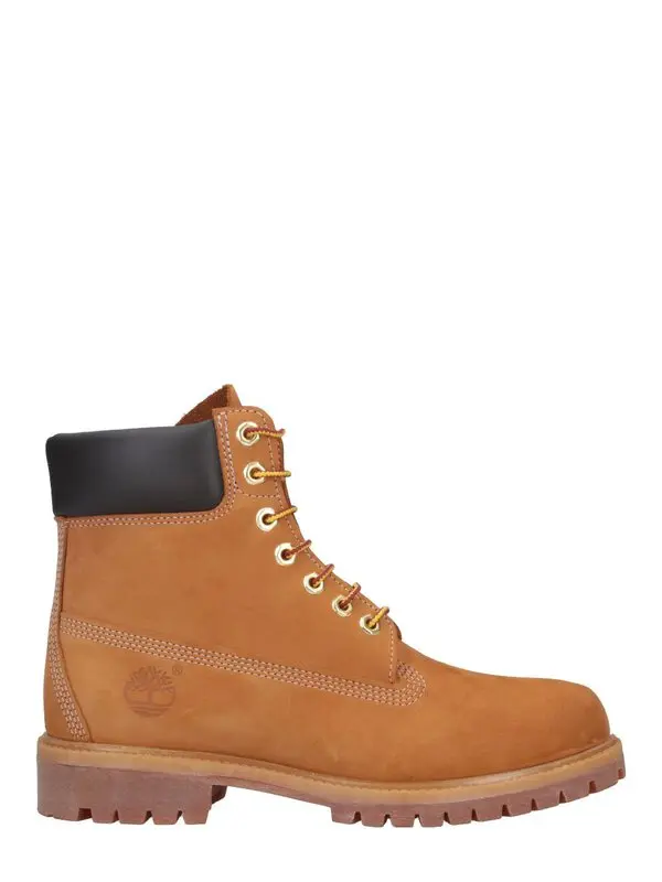Timberland 100% Leather Lace-up Boots - Beige
