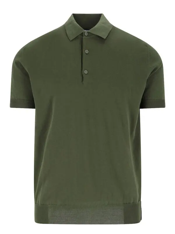 K-WAY 100% Cotton Polo Shirt For - Green