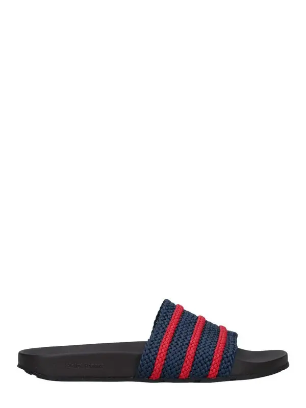ADIDAS ORIGINALS BY WALES BONNER Woven Strap Slide Sandals - Blue