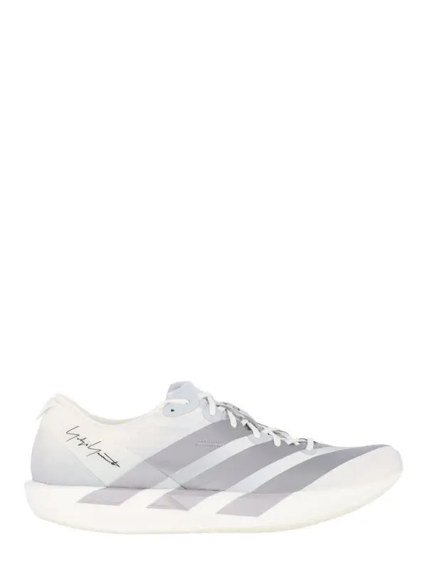 Y3 Textile Low Top Sneakers - White