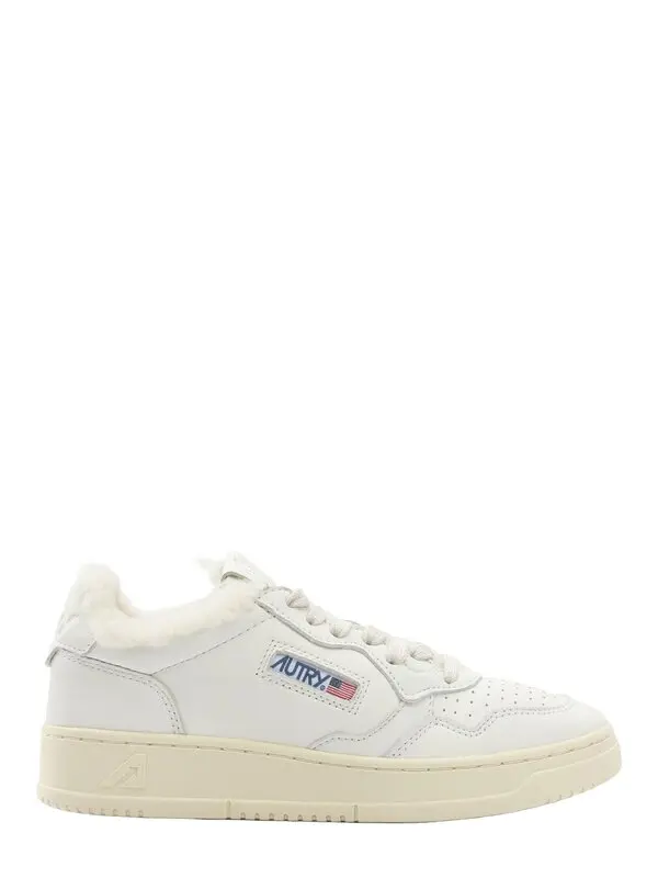 AUTRY Mini Medalist Low Top Sneakers - White