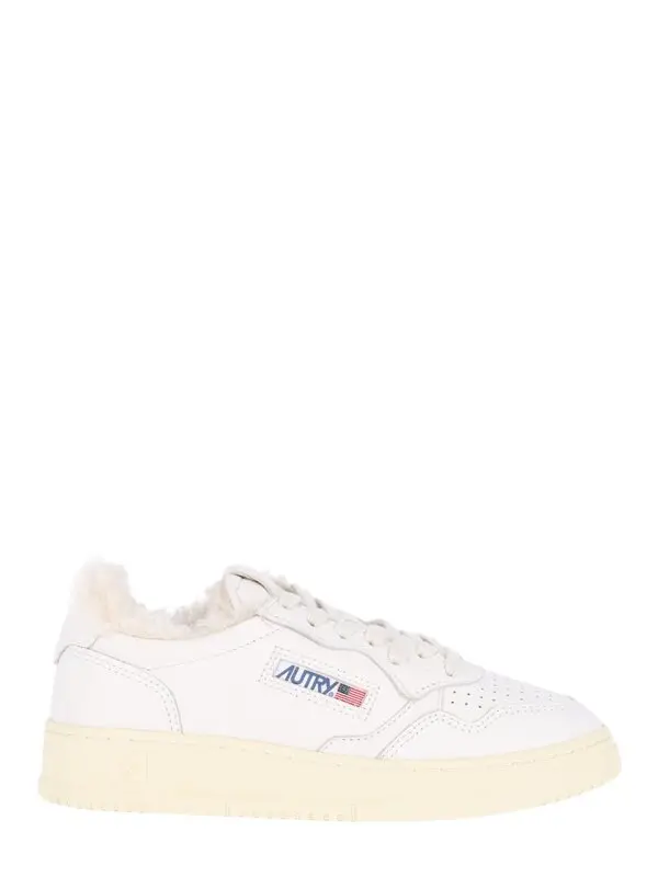 AUTRY Mini Medalist Low Top Sneakers - White