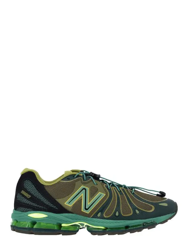 NEW BALANCE Mesh Lace-up Sneakers - Green