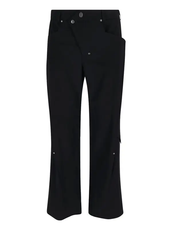 KIKO KOSTADINOV Tailored Wool-blend Stretch Trousers - Black