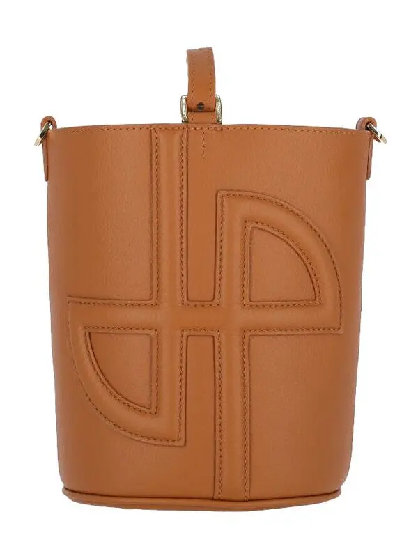 PATOU Calf Leather Shoulder Bag - Brown