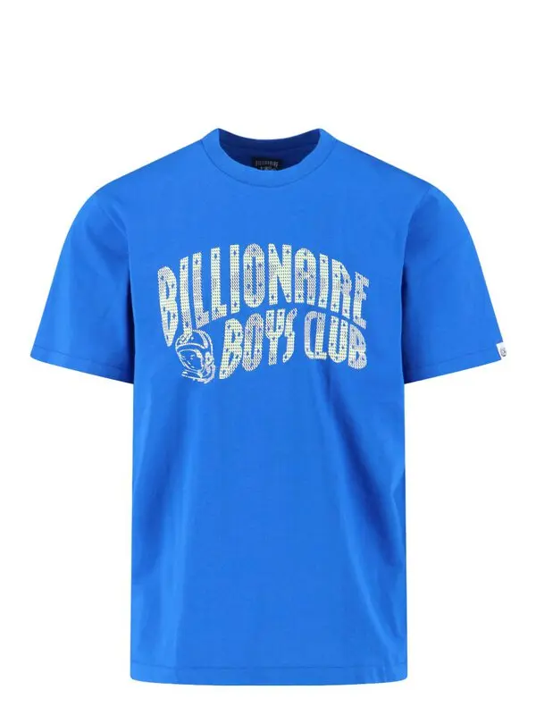 BILLIONAIRE Graphic Print Crewneck T-shirt - Blue