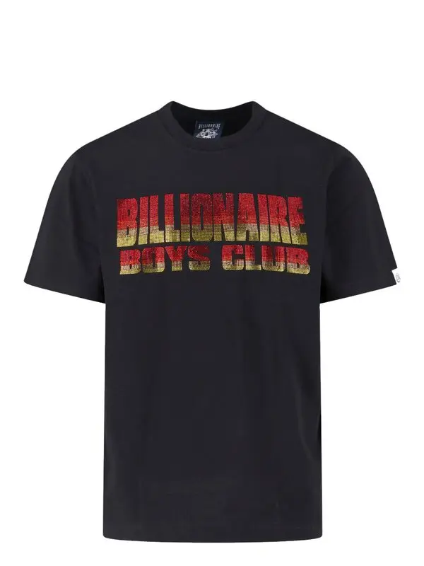 BILLIONAIRE Logo 100% Cotton T-shirt - Black