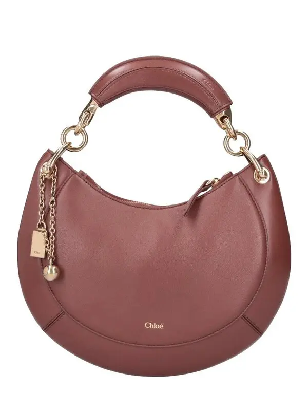 Chloé Lamb Leather Shoulder Bag - Brown