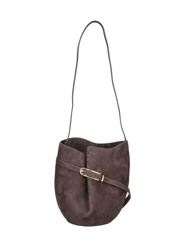 LIFFNER Calf Leather Mini Shoulder Bag - Brown