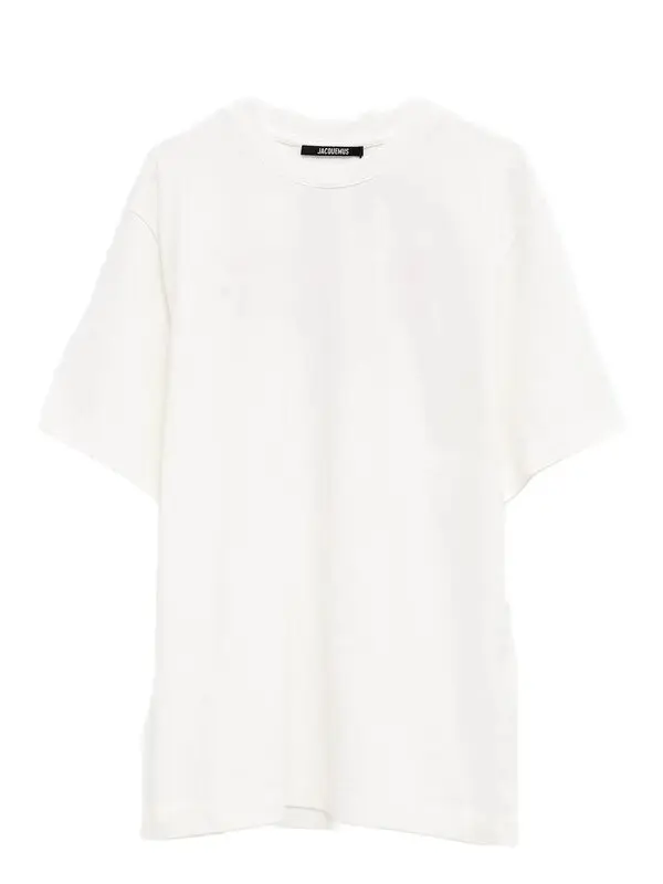 Jacquemus Classic Cotton T-shirt With Logo Short Sleeve - Multicolor