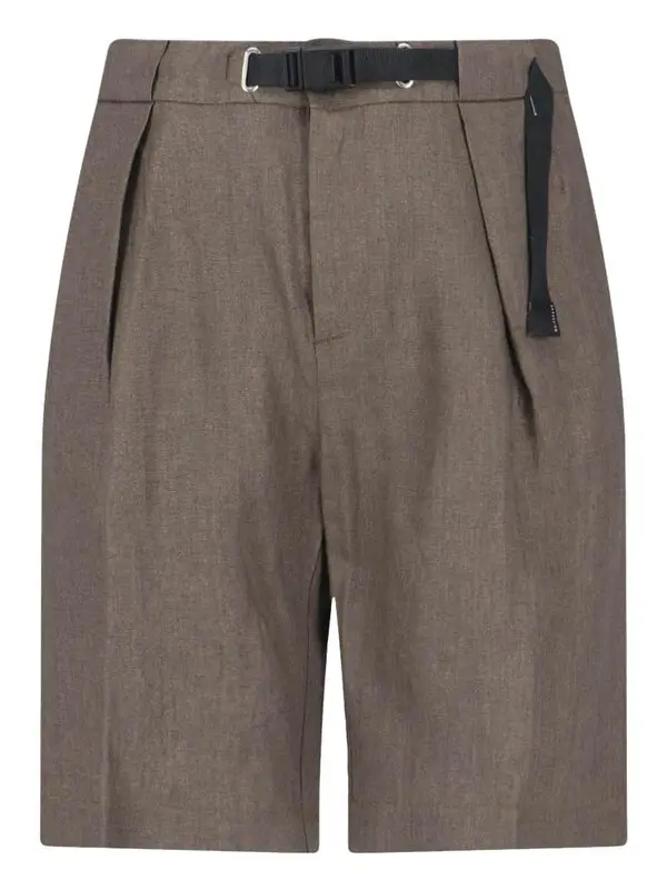 WHITE SAND 100% Linen Trousers - Brown