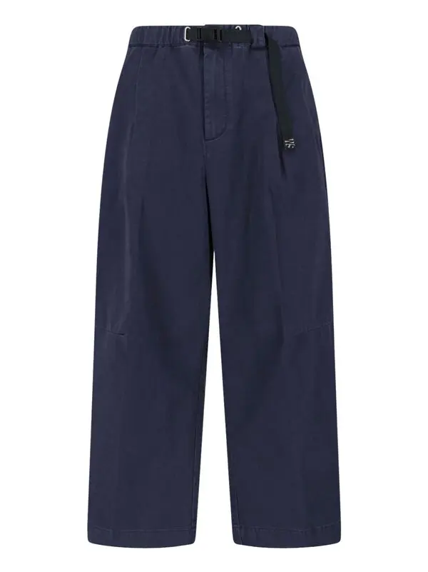 WHITE SAND Sand Cotton Trousers For - Blue