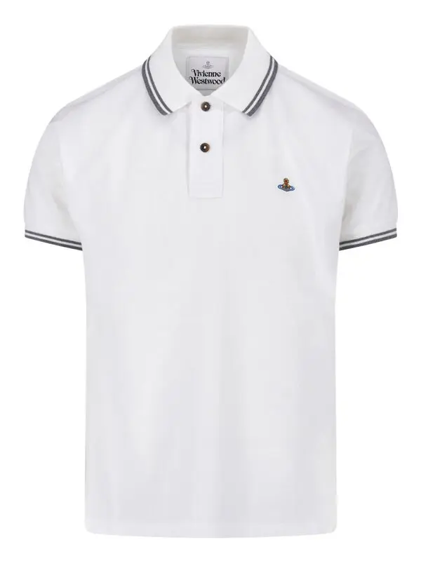 VIVIENNE WESTWOOD 100% Cotton Logo T-shirt - White