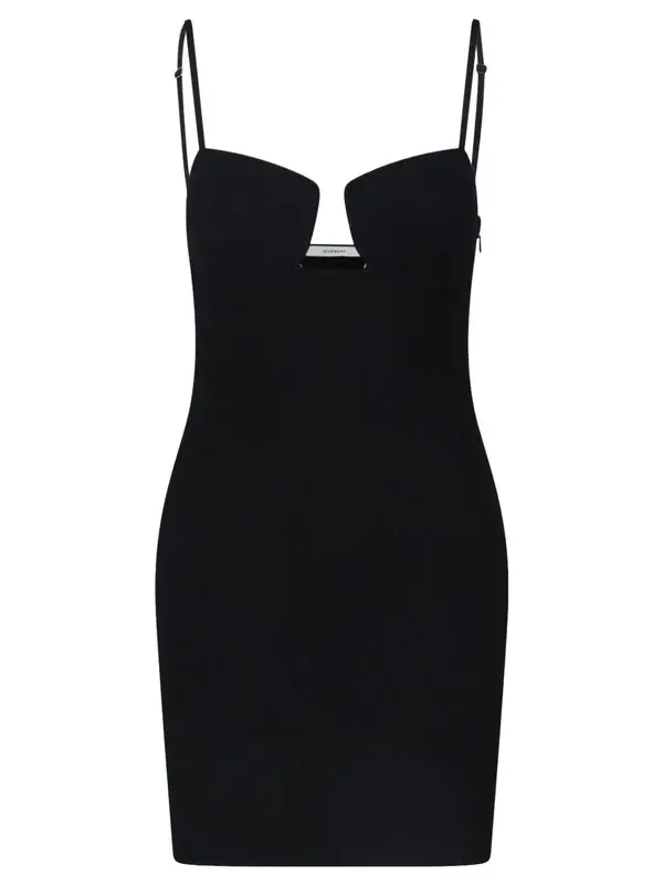 Givenchy Sculpted Viscose-blend Dress - Black
