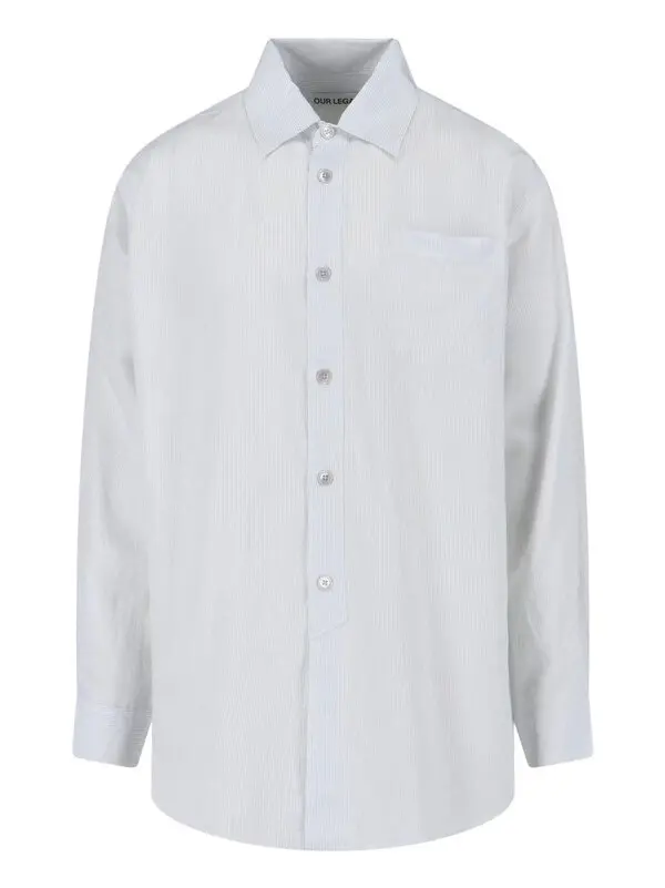 Our Legacy Long Sleeve Button-up Shirt - White