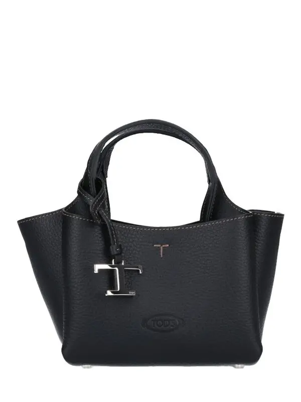 TOD`S Tod's Calf Leather Mini Shoulder Bag - Black