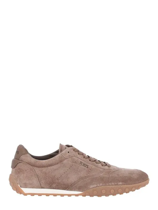 TOD`S Calf Leather Sneakers - Brown
