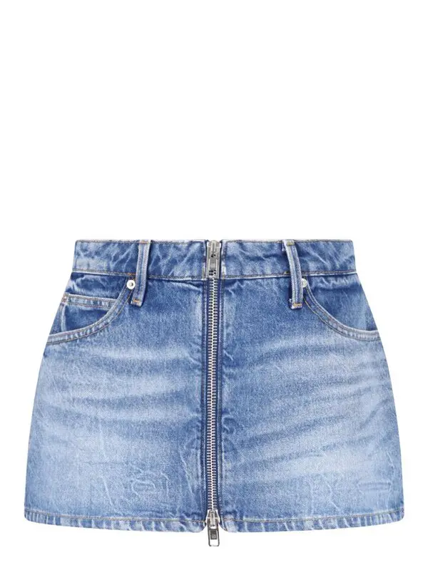 Alexander Wang Tailored Cotton Trousers With Utility Pocketing - Blue