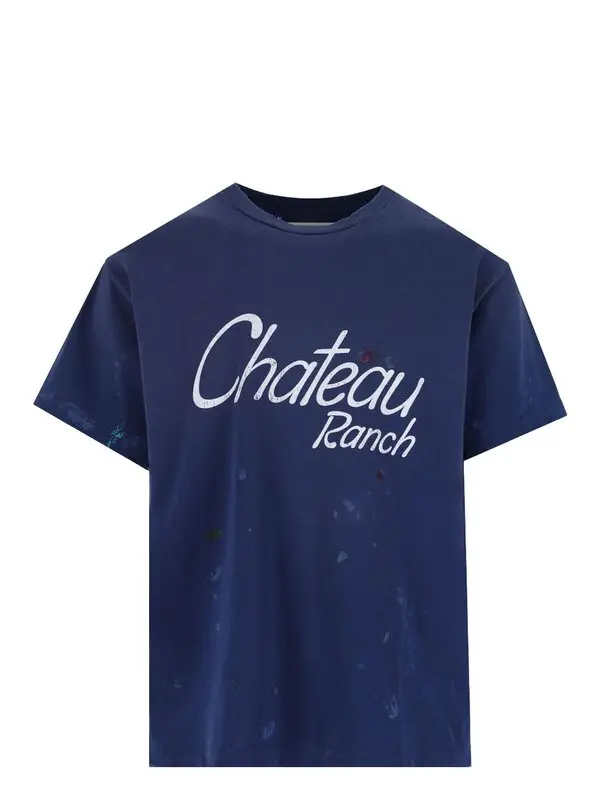 GALLERY DEPT. 100% Cotton Graphic T-shirt - Blue