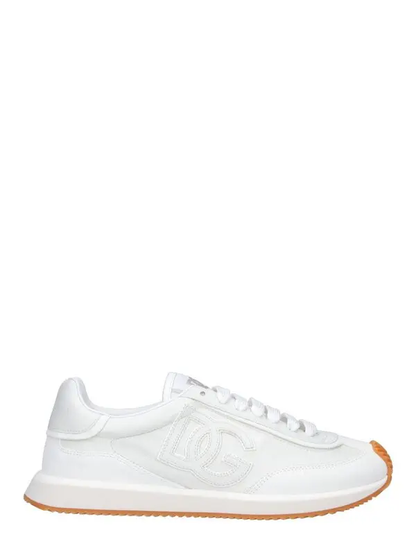 Dolce & Gabbana Calf Leather Sneakers - White