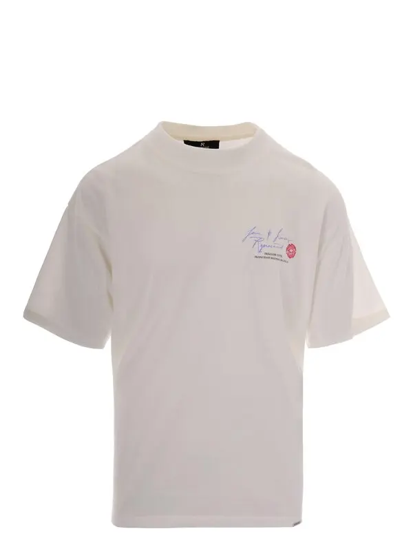 REPRESENT Graphic Print Oversized T-shirt - Flat White