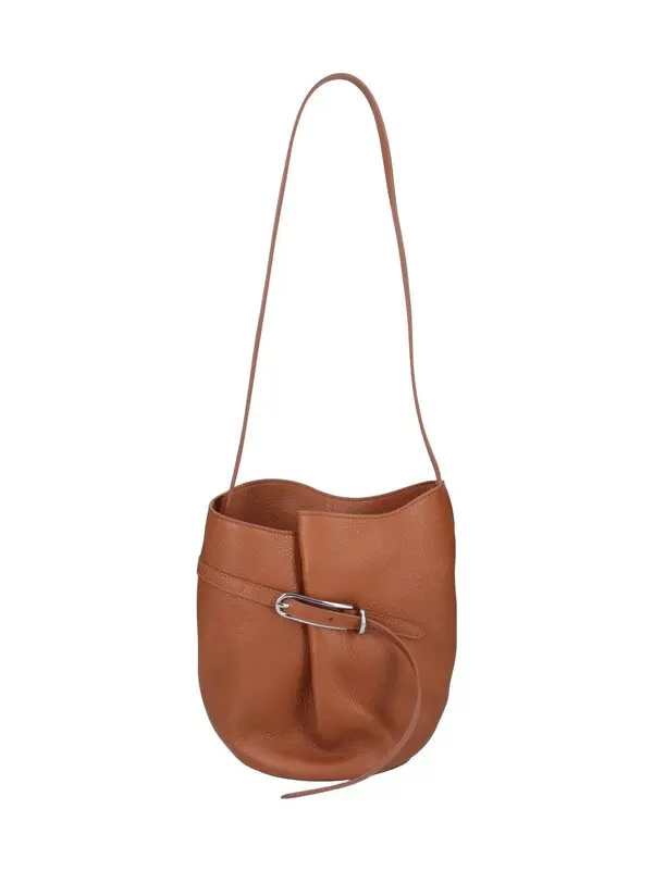 LIFFNER Mini Calf Leather Bag - Brown