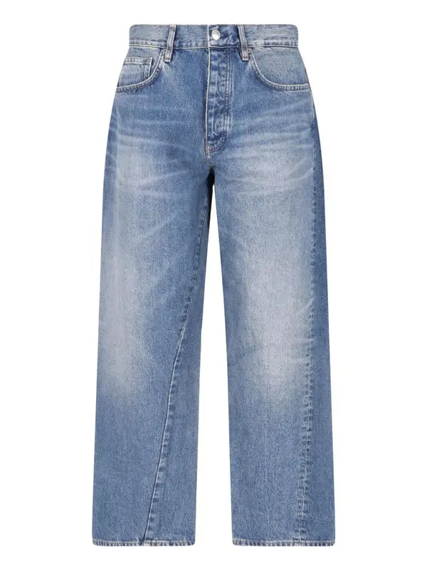 SUNFLOWER High-rise Wide-leg Jeans - Blue
