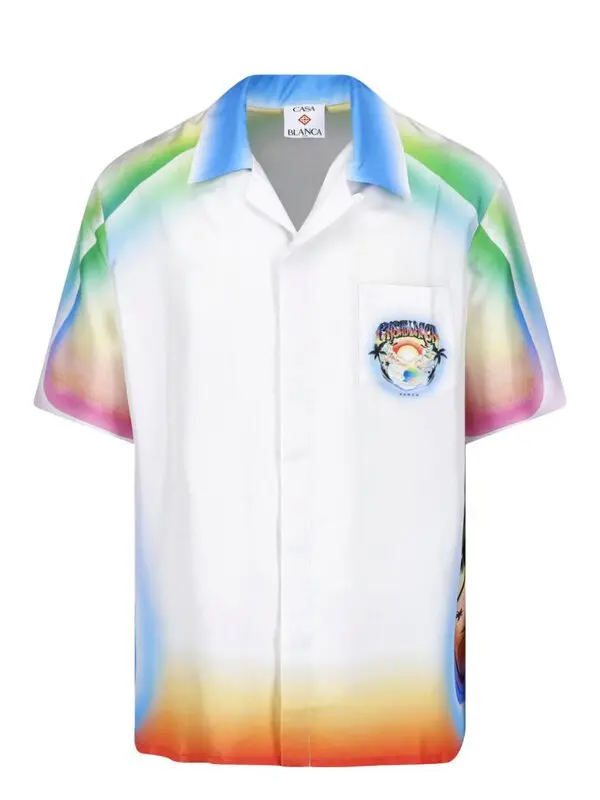 Casablanca Airspray Silk Shirt - Multicolor