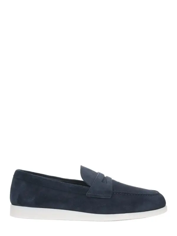 CHURCH`S 100% Calf Leather Flat Loafers - Blue