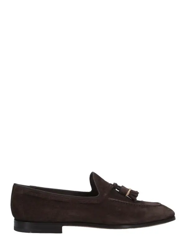 CHURCH`S 100% Calf Leather Flat Loafers - Brown
