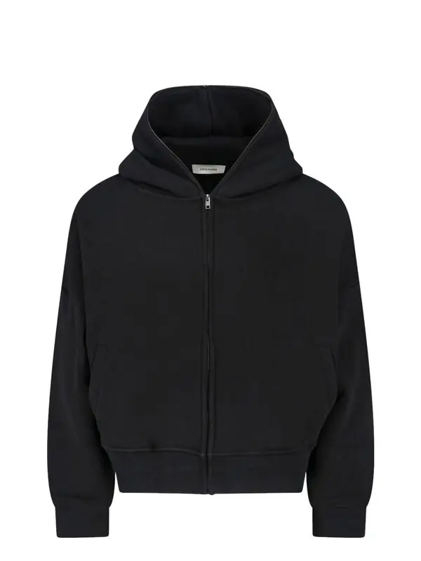 ENTIRE STUDIOS Full Zip Hoodie - Black