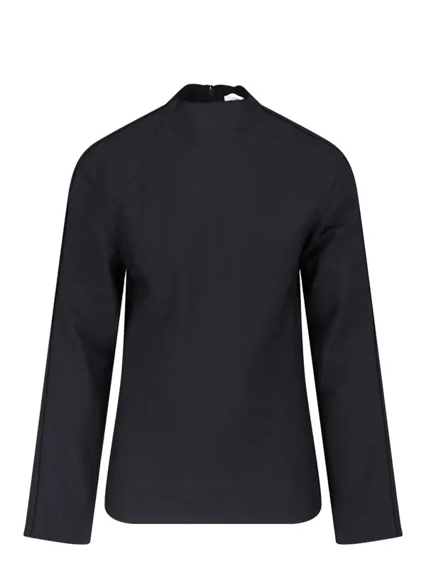 ENTIRE STUDIOS 70% Wool Blend Polo Shirt For - Black
