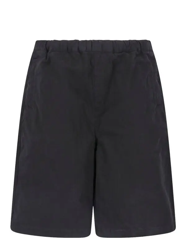 ENTIRE STUDIOS Relaxed Elastic-waist Shorts - Black