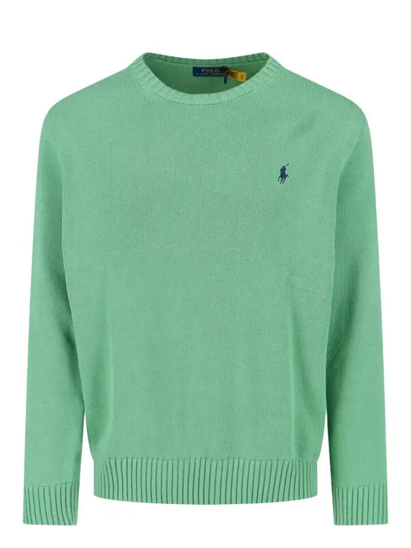 Polo Ralph Lauren Cable Knit Crewneck Sweater - Green