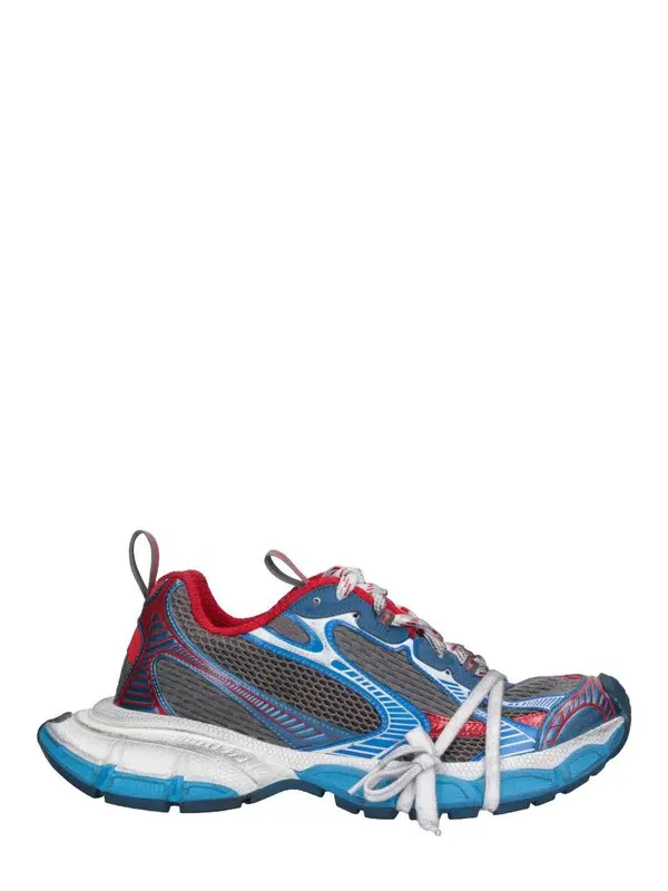 Balenciaga Chunky Mesh Athletic Sneakers - Blue