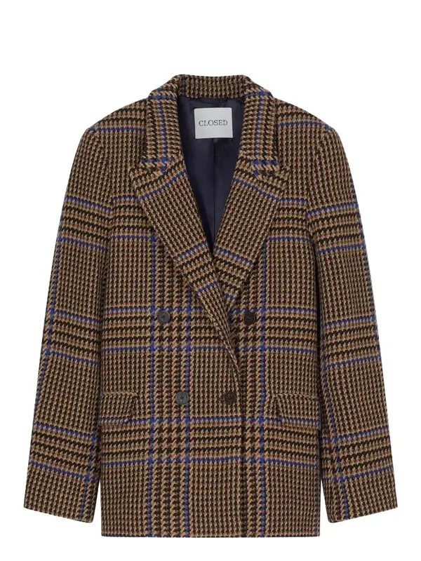 Closed Wool Blend Double-breasted Jacket - Beige