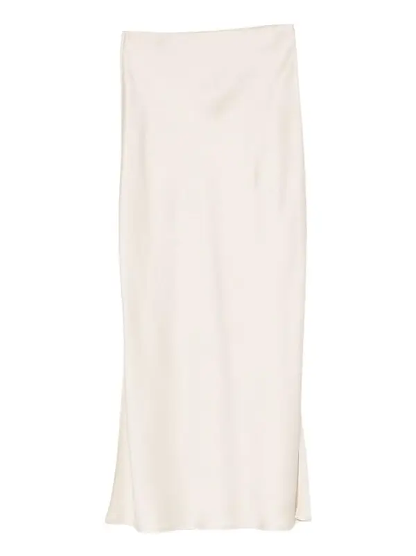 Brunello Cucinelli Fluid Long Skirt - Beige