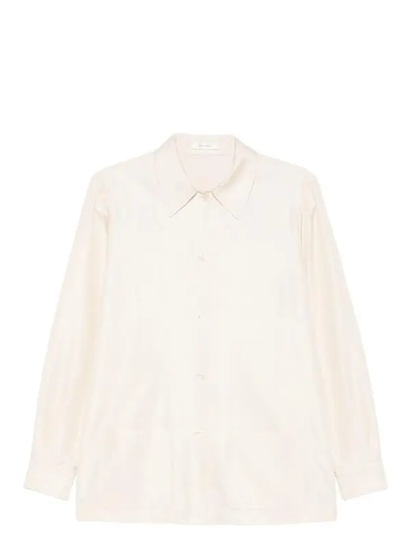 THE ROW Lucetta Silk Shirt - White