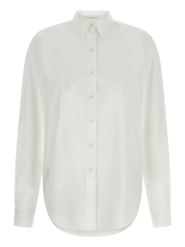 THE ROW Fiora Cotton Shirt - White